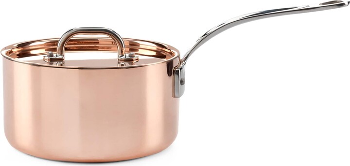Samuel Groves Copper Clad Saucepan with Lid - ShopStyle Fry Pans & Skillets