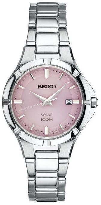Seiko Women's Pink Dial Stainless Watch - ShopStyle