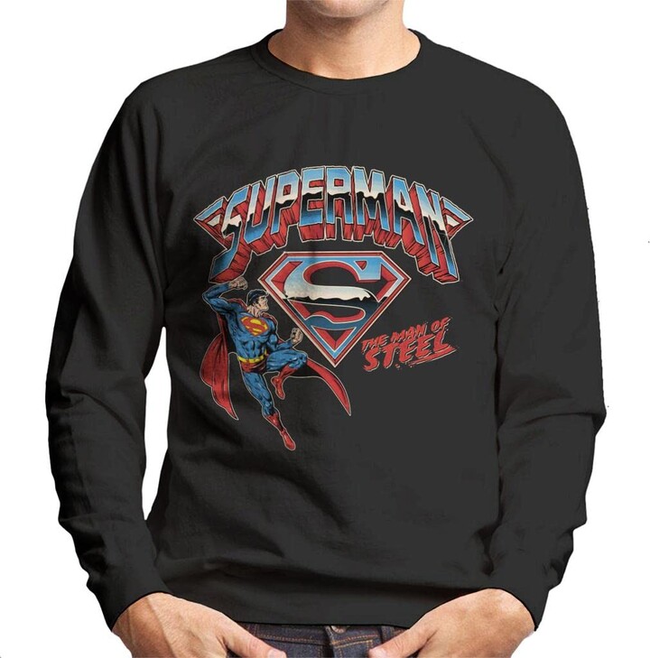 All+Every Superman Logo The Man of Steel Men's Sweatshirt - ShopStyle ...