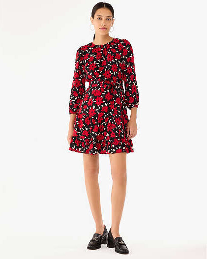 Kate Spade Winter Blooms Shift Dress - ShopStyle