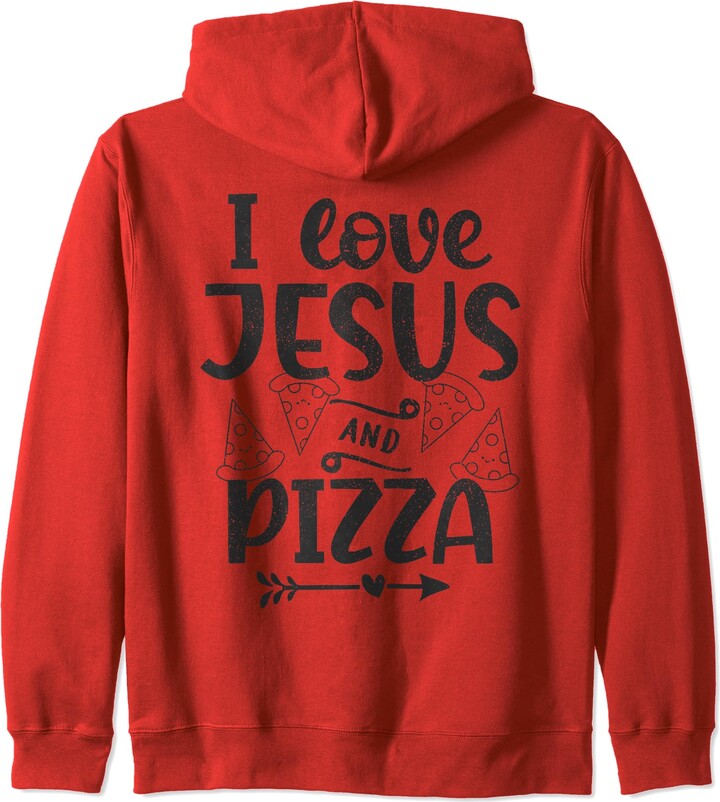 Jesus And Pizza Christian Men Women Kids Outfit I Love Jesus And Pizza ...