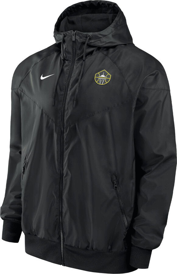 Nike Seattle Storm Windrunner Men's WNBA Jacket in Black - ShopStyle