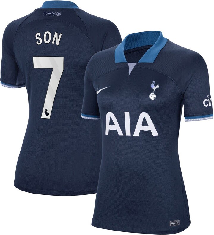 Nike Women's Son Heung-Min Navy Tottenham Hotspur 2023/24 Away Stadium ...