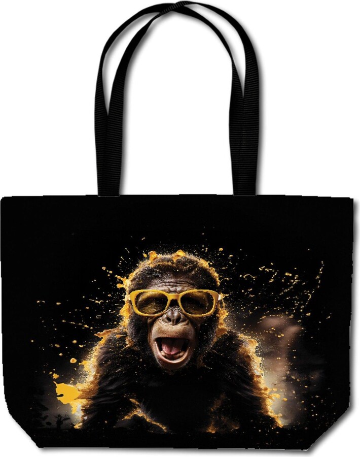 Warren Reed - Designer Splashart Monkey Face With Yellow Glasses Beach ...