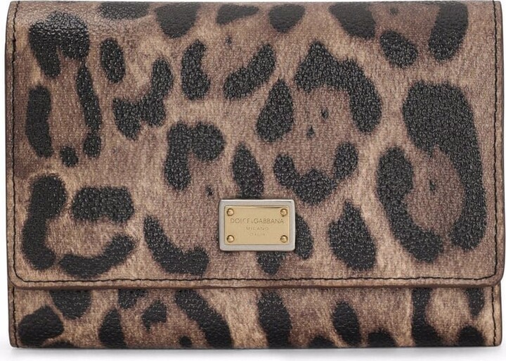 Dolce & Gabbana Leopard-Print Crespo Bifold Wallet - ShopStyle