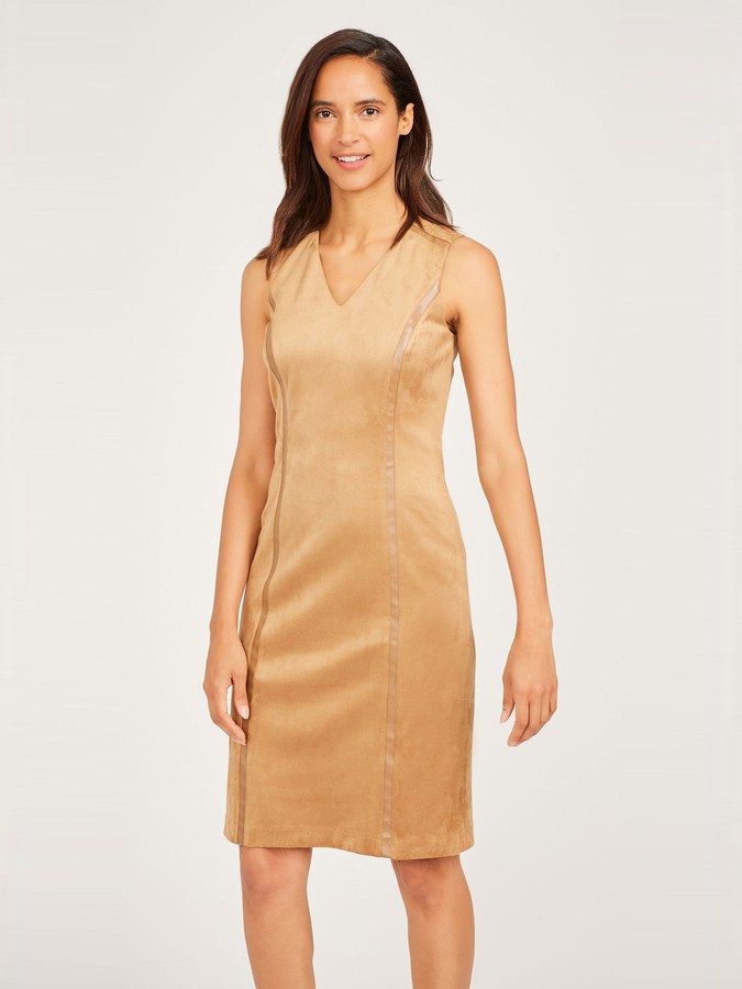 J.Mclaughlin Dominique Faux Suede Dress - ShopStyle