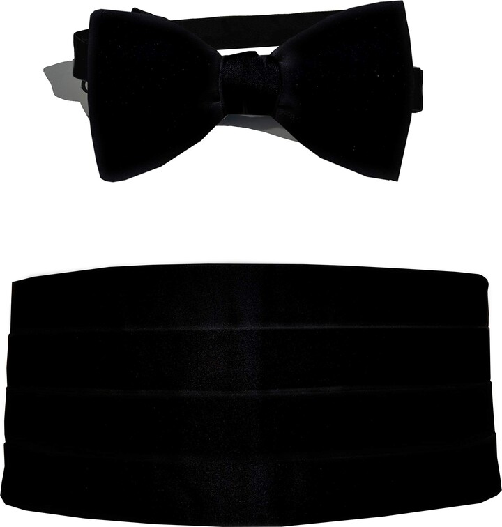 Remo Sartori Made in Italy Men's Velvet Cummerbund Tuxedo Belt & BowTie ...