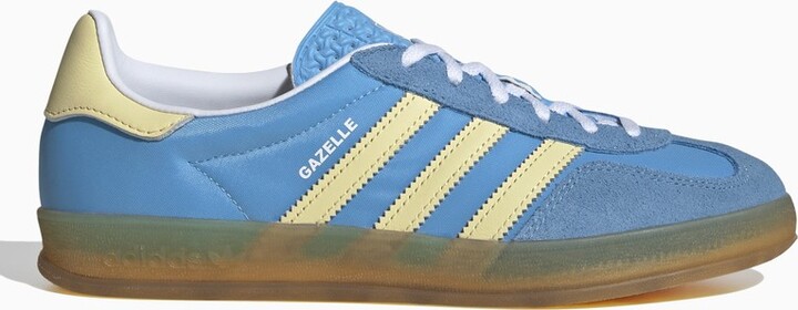 adidas Gazelle Indoor Light blue sneakers - ShopStyle