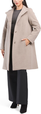 TJMAXX Wool Blend Three-Quarter Coat - ShopStyle