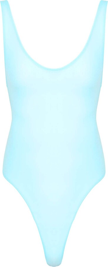 Freebily Mens Ultra Thin Mankini Tank Leotard Bodysuit Jumpsuit High
