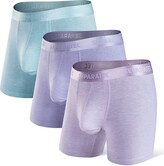 Separatec Men's Boxers Briefs Soft Micro Modal with Separated Dual ...