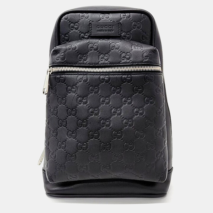 Gucci Signature Shima-line Backpack (523234) - ShopStyle
