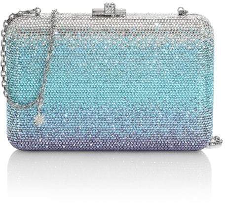 Judith Leiber Couture Disney's Frozen 2 Elsa Slim Slide Crystal Clutch ...