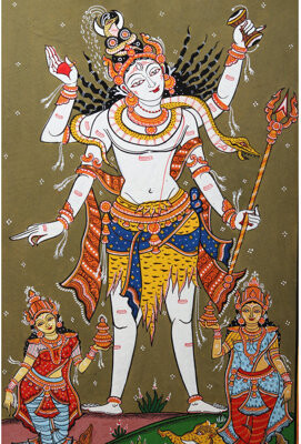 Exotic India Standing Lord Shiva With Devi Ganga And Yamuna ...