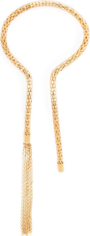 MATÉRIEL Fringe-Detail Plated-Finish Necklace - ShopStyle
