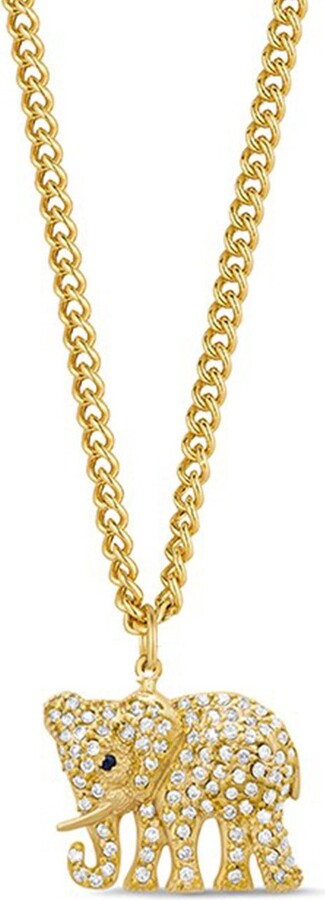 TANYA FARAH Tree of Life Medium Elephant Necklace - ShopStyle