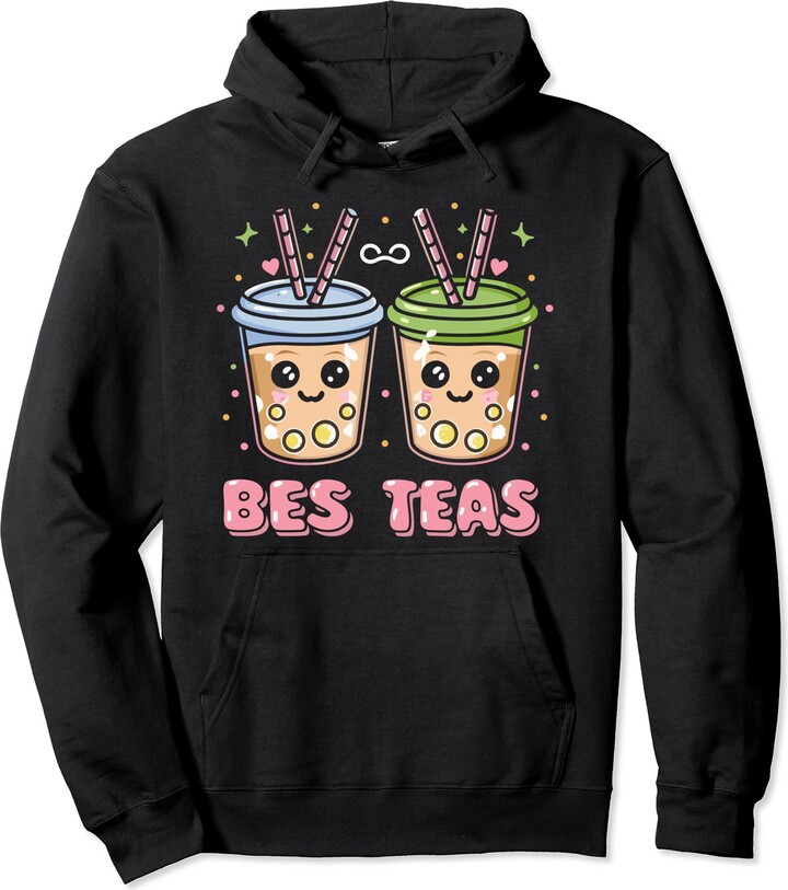 Cute Kawaii Couple Bubble Boba Milk Tea Bes Teas Kawaii Boba Drinks ...