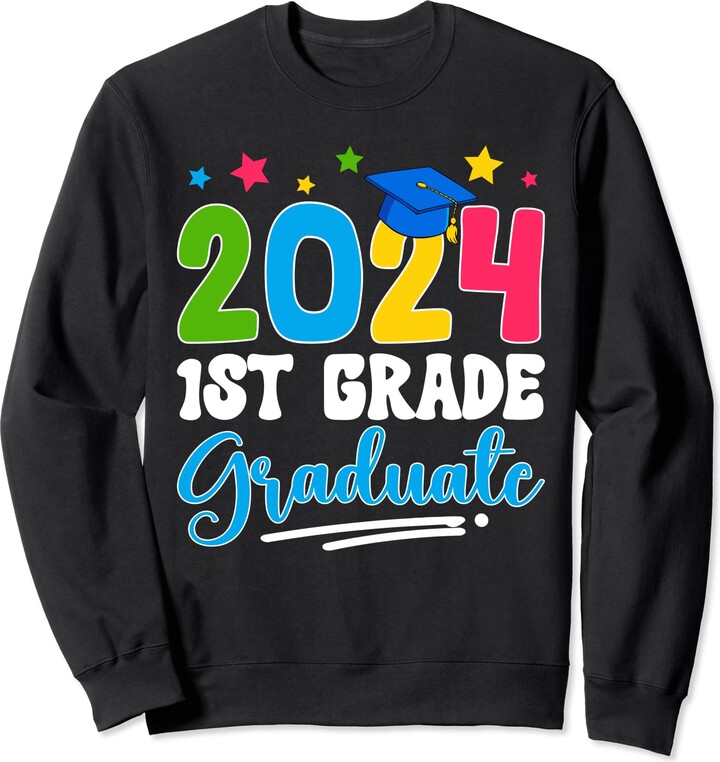 Graduation Last Day of School Tee Gifts 2024 1st Grade Graduate First ...