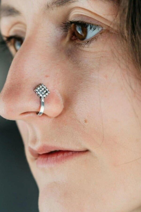 The Colourful Aura Antique Square Dots Oxidised Tribal Gypsy Non ...