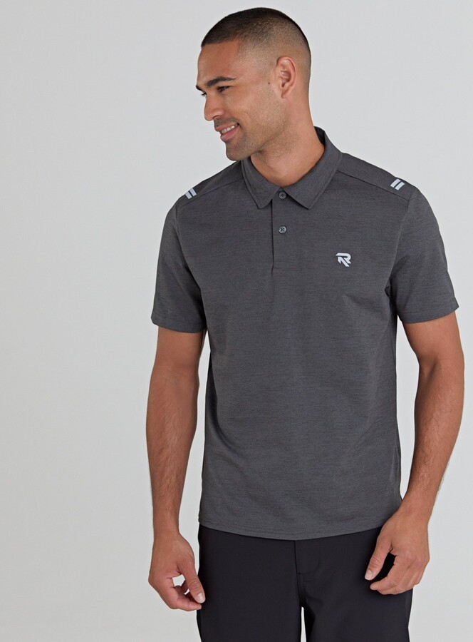 Men's REAKTIV Charcoal Polo Shirt - ShopStyle