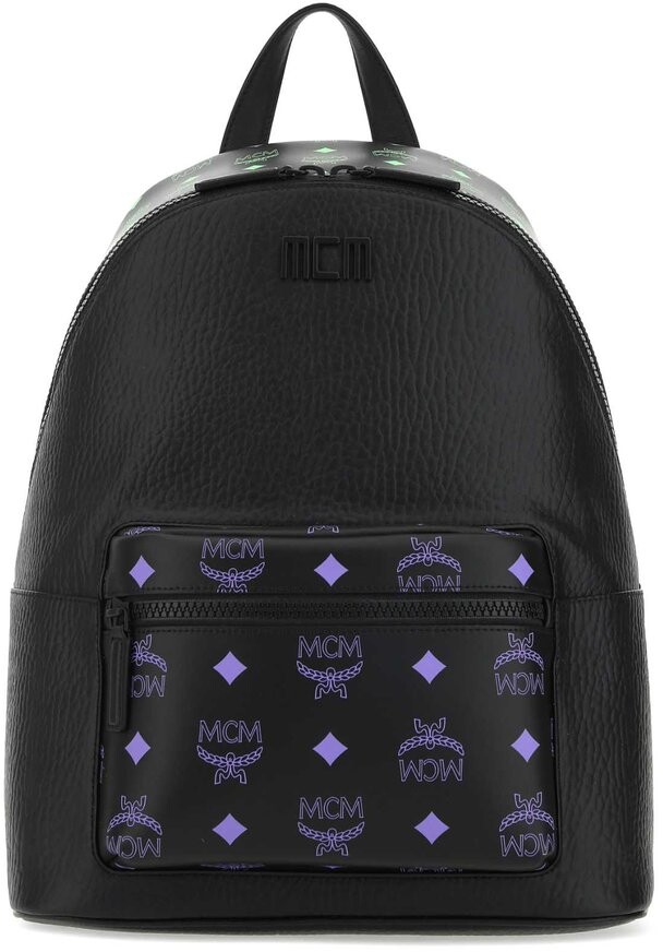 MCM Large Stark Monogram-Printed Zipped Backpack - ShopStyle