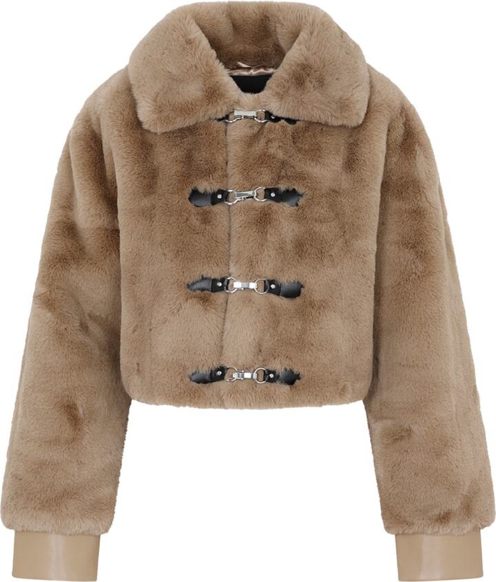 Rotate by Birger Christensen Fluffy Clasp Jacket - ShopStyle Down ...