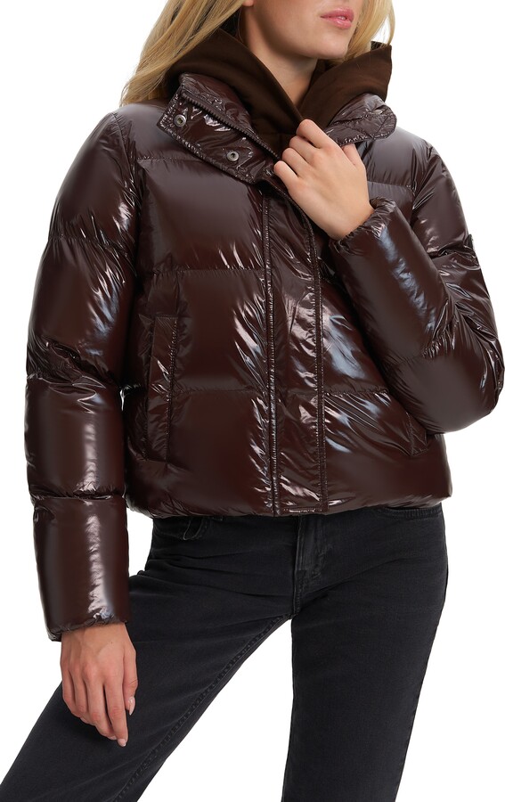 Noize Coco Crop Water Resistant Puffer Jacket - ShopStyle