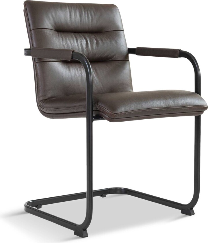 Barker and Stonehouse Rigel Leather Dining Chair - ShopStyle