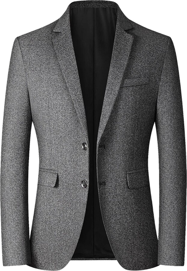 UJSQNDG Classic Blazers for Men Classic Coats Suit for Men Tops Coat Jacket Men's Suiting for ...