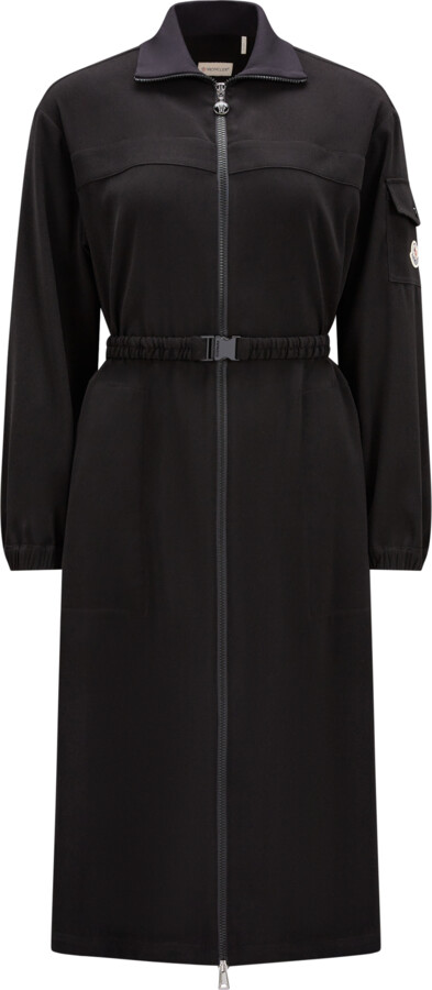 MONCLER COLLECTION Satin Midi Dress - ShopStyle