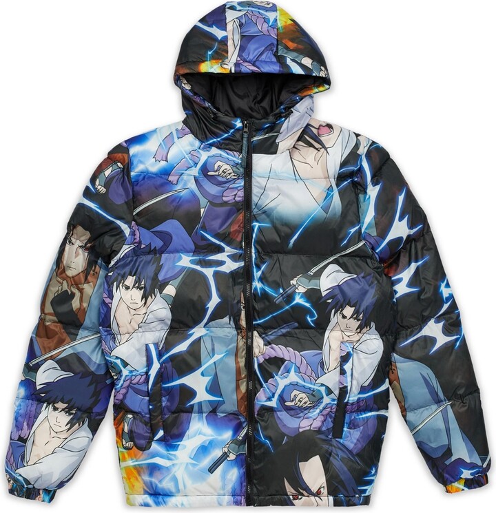 Reason Men's Naruto Sasuke All Over Print Puffer Jacket - ShopStyle