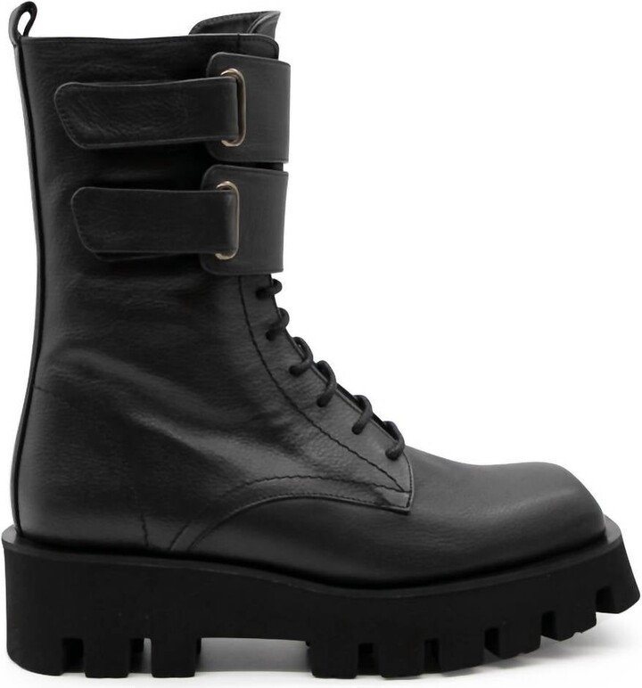 Paloma Barceló Women's Alina Combat Boot In Black - ShopStyle