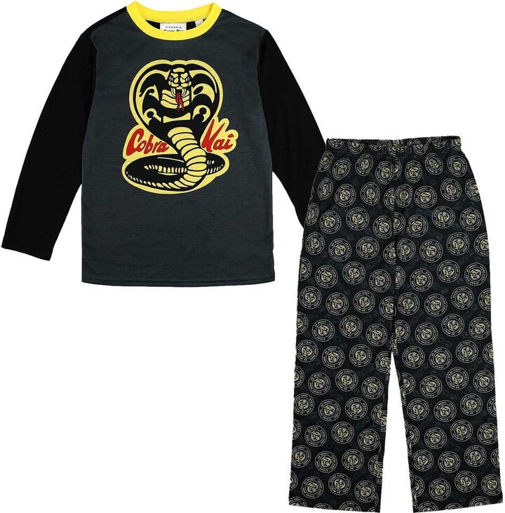 Cobra Kai TV Series Logo Youth Boys 2-Piece Pajama Pants And Shirt Set - 4 - ShopStyle