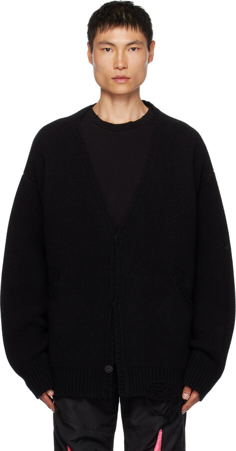 Members of the Rage Black 'MOTR' Cardigan - ShopStyle