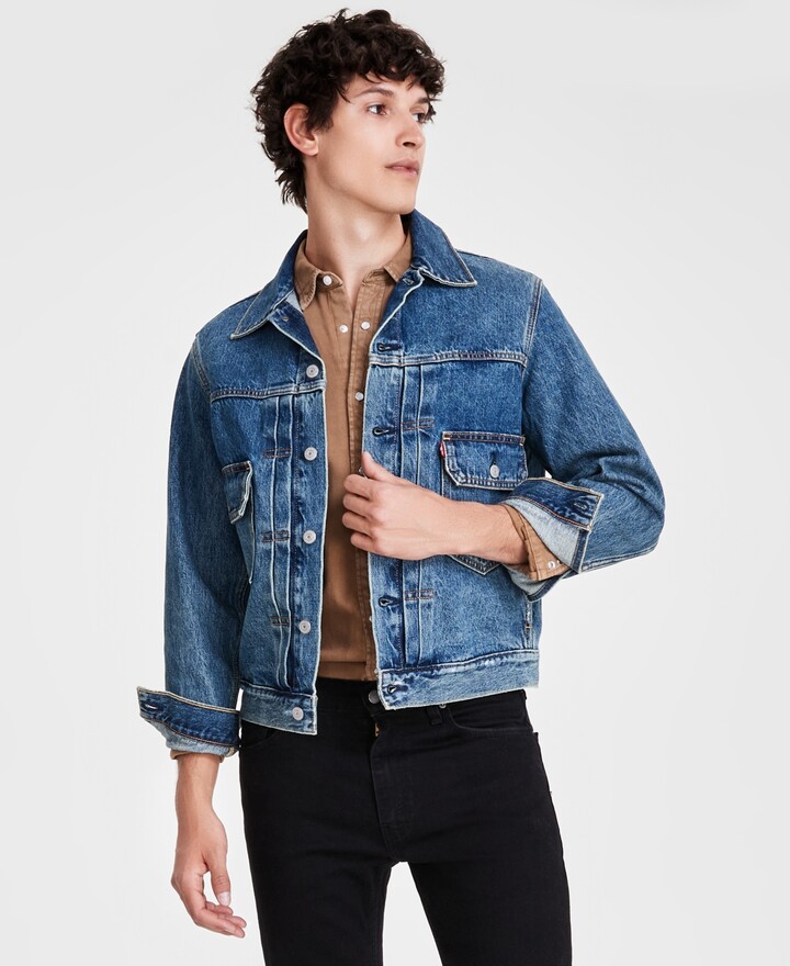 Levi's Men's Type 2 Relaxed-Fit Denim Trucker Jacket - ShopStyle