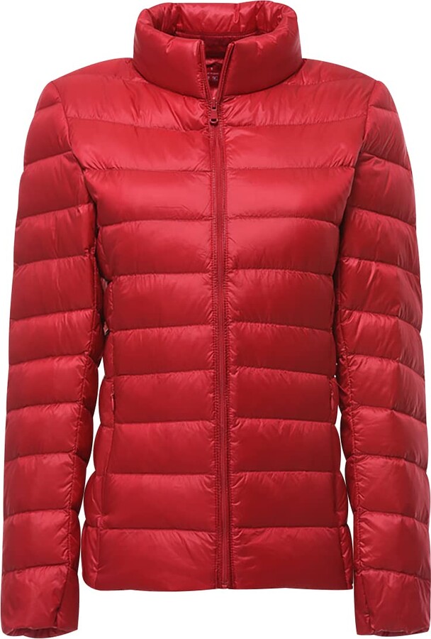 Peuignao Ladies Puffer Jacket Lightweight Down Jacket Women Packable Puffer Coats for Women ...