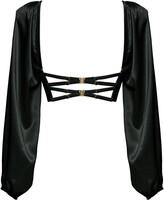 Studio Pia Women's Black Petra Longline Bra Jet - ShopStyle