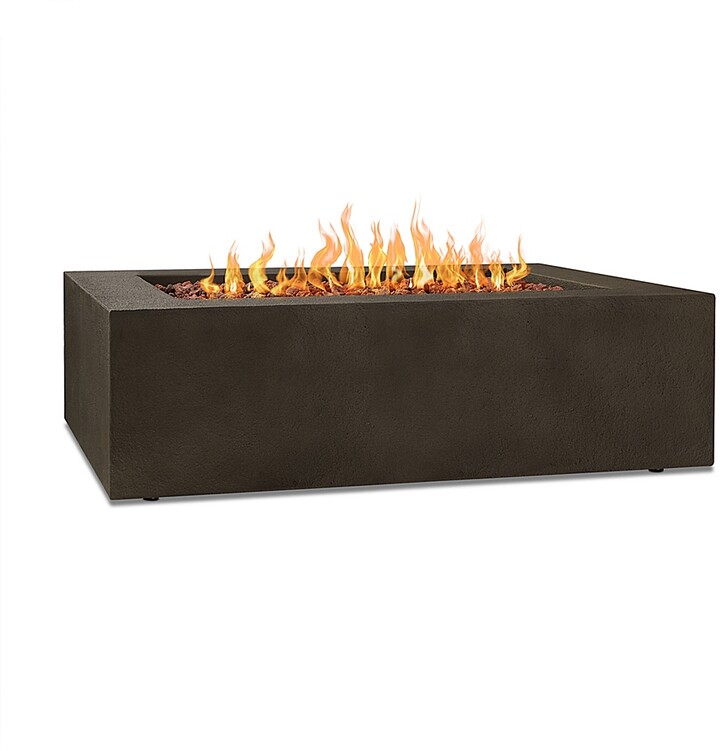 Real Flame Baltic Rectangular Natural Gas Fire Table In Brown - ShopStyle