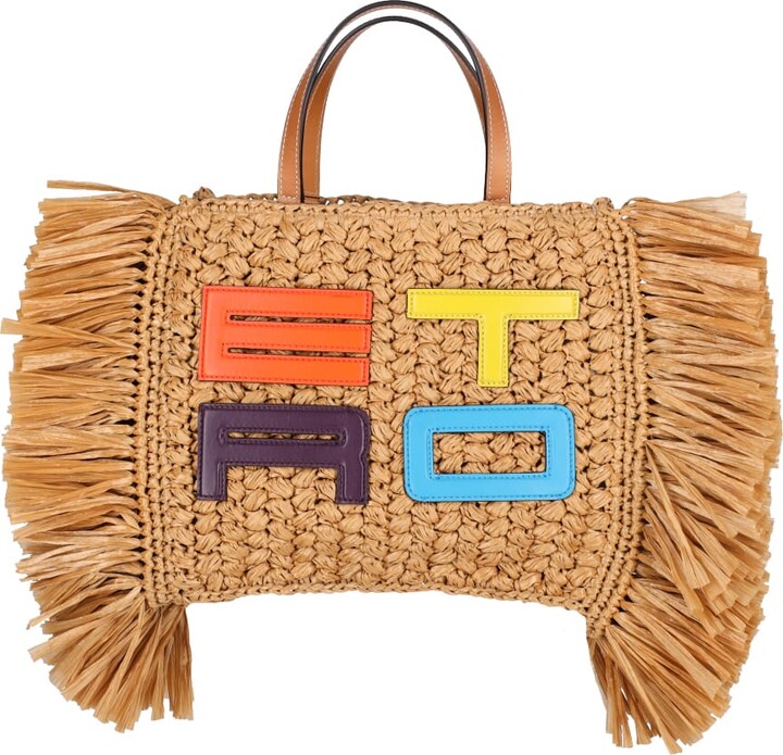 Etro Logo Midi Tote Bag - ShopStyle