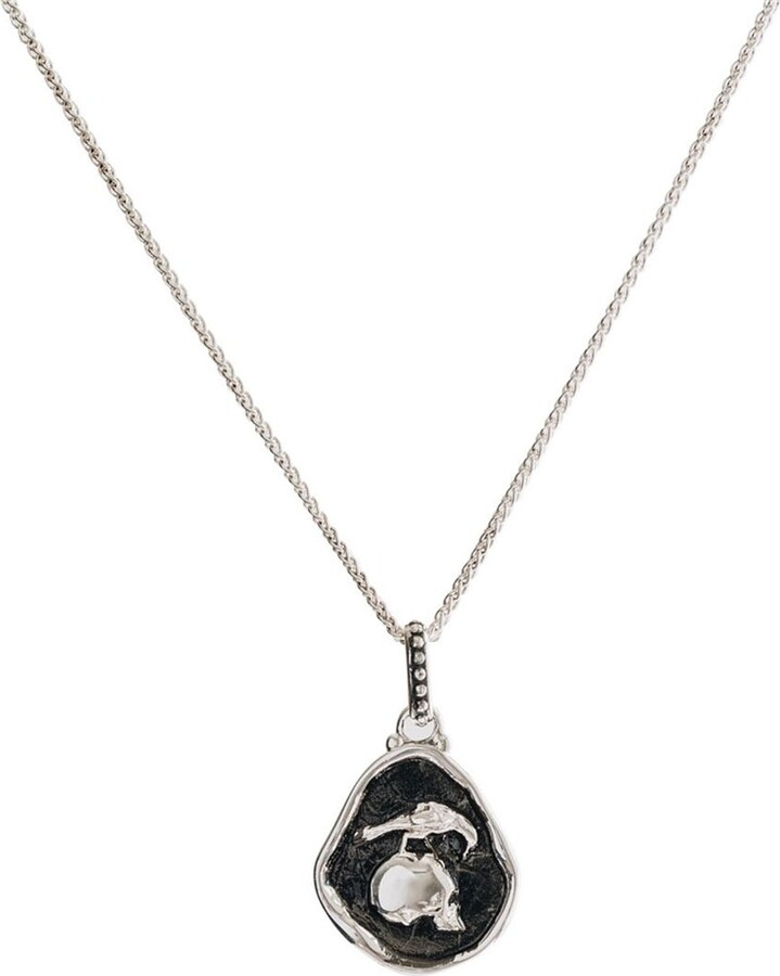 The Pirate + The Gypsy Jewelry - Raven + Skull Amulet - Silver ...