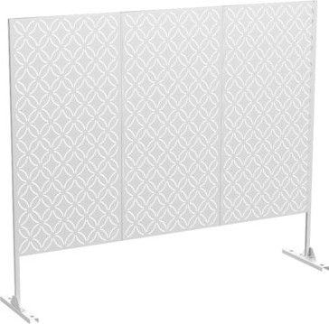 Fency 6 ft. H x 4 ft. W Metal Privacy Screen Fence Panel - ShopStyle ...
