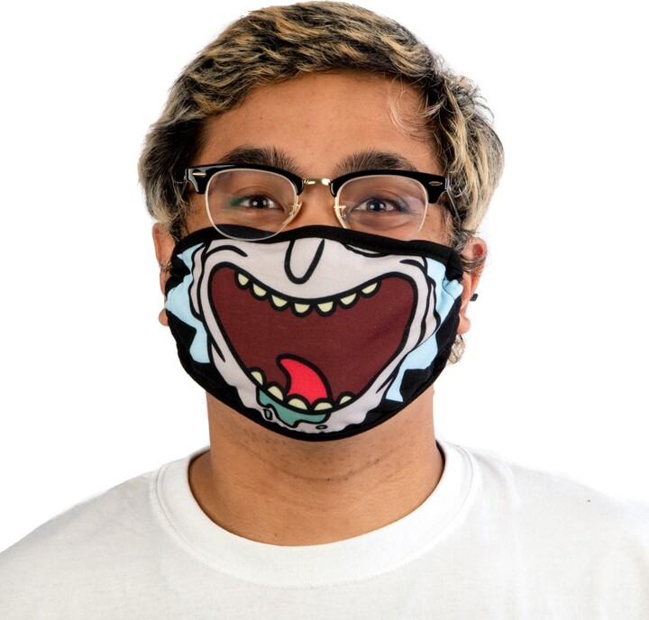 Rick and Morty 3 Pack Rick & Morty Cartoon Character Big Face Adult ...