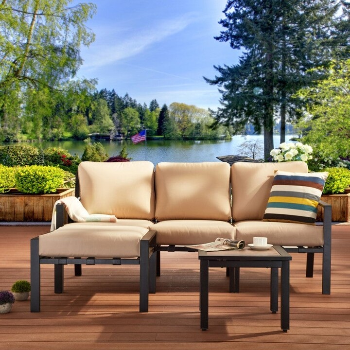 Patio Festival X-Back 5-Piece Outdoor Sofa Seating Set - ShopStyle