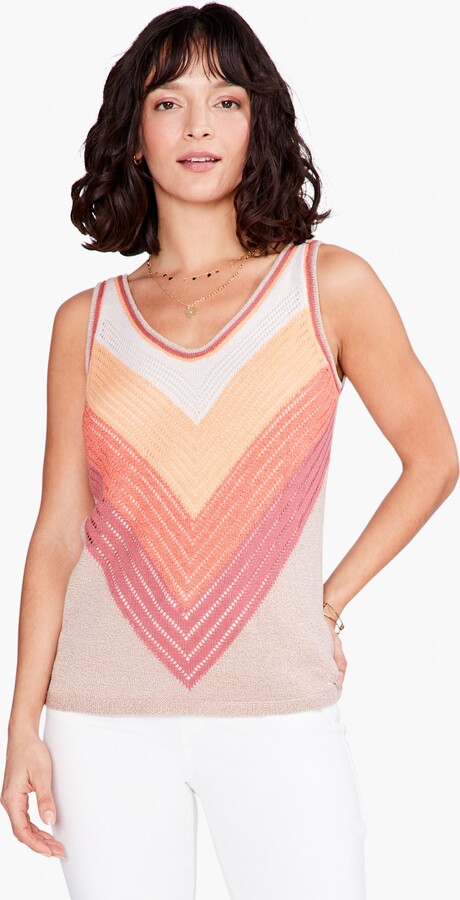 Nic+Zoe Sun Ray Crochet Tank - ShopStyle Tops
