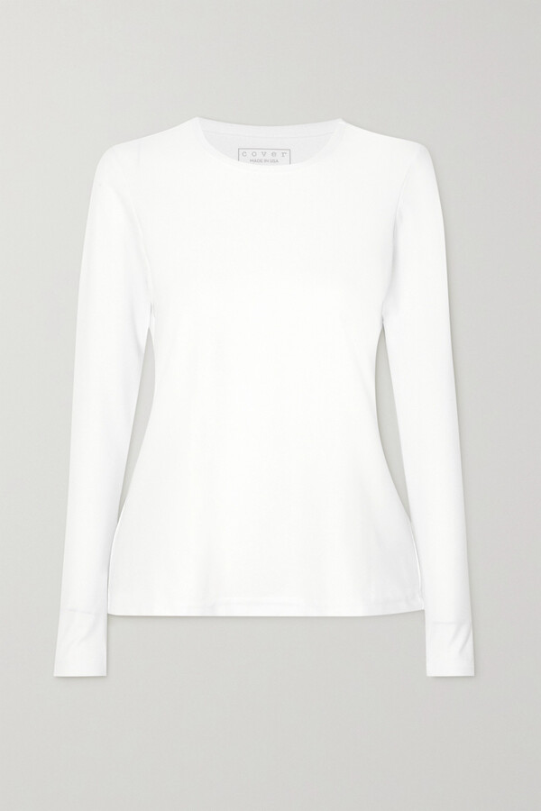 Cover Swim - + Net Sustain Upf 50+ Stretch Recycled Rash Guard - White ...