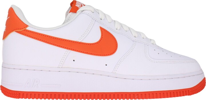 Nike Air Force 1 '07 White/Team Orange-White DC2911-101 Men's ...