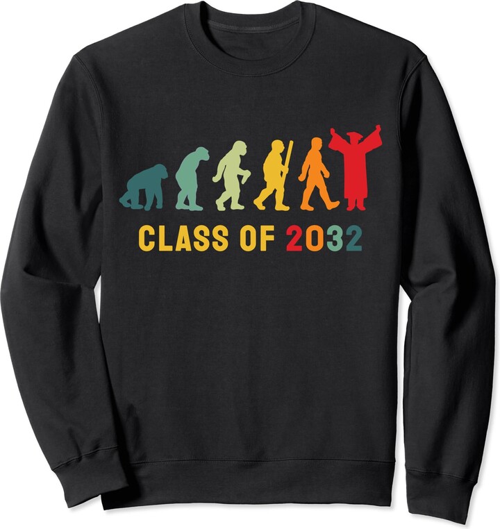 Graduation Classes Retro Evolution Edition Class Of 2032 Sweatshirt ...