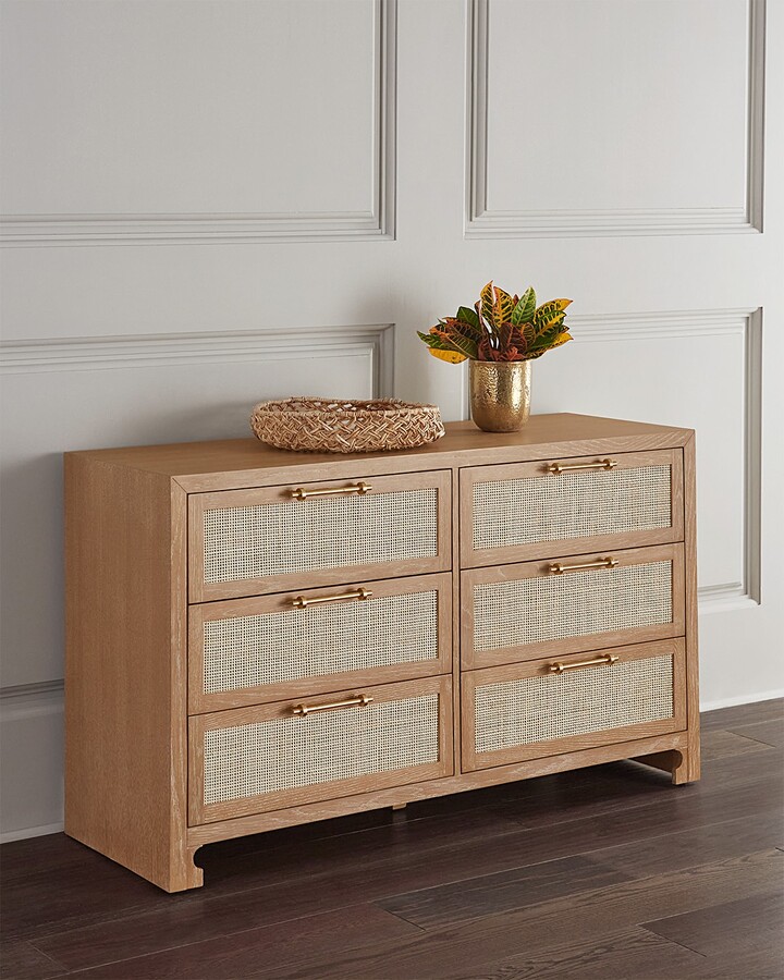 Worlds Away Orla Cane Chest - ShopStyle