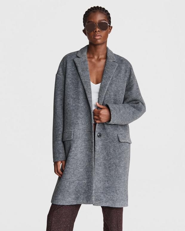Rag & Bone Estelle Cocoon Wool Blend Coat - ShopStyle