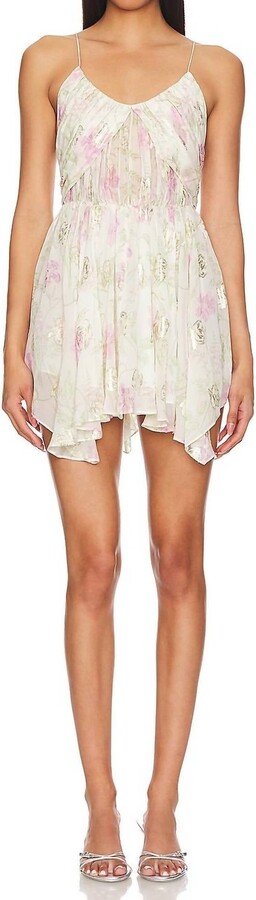 LoveShackFancy Clairo Mini Dress In Fairy Plum - ShopStyle